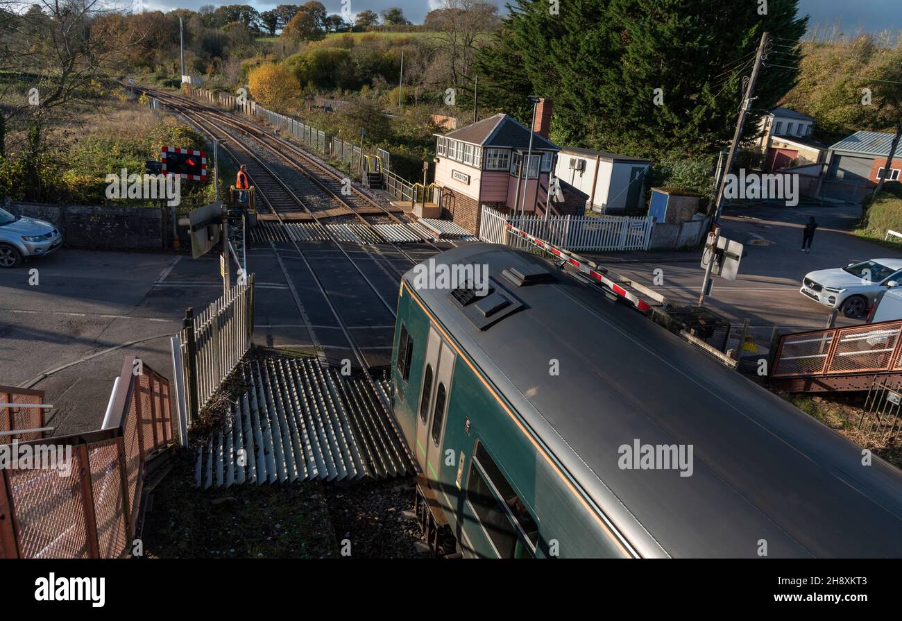 Country train station england closed hi-res stock photography and ...