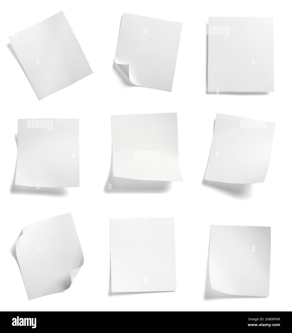 paper message note reminder blank background office business white ...