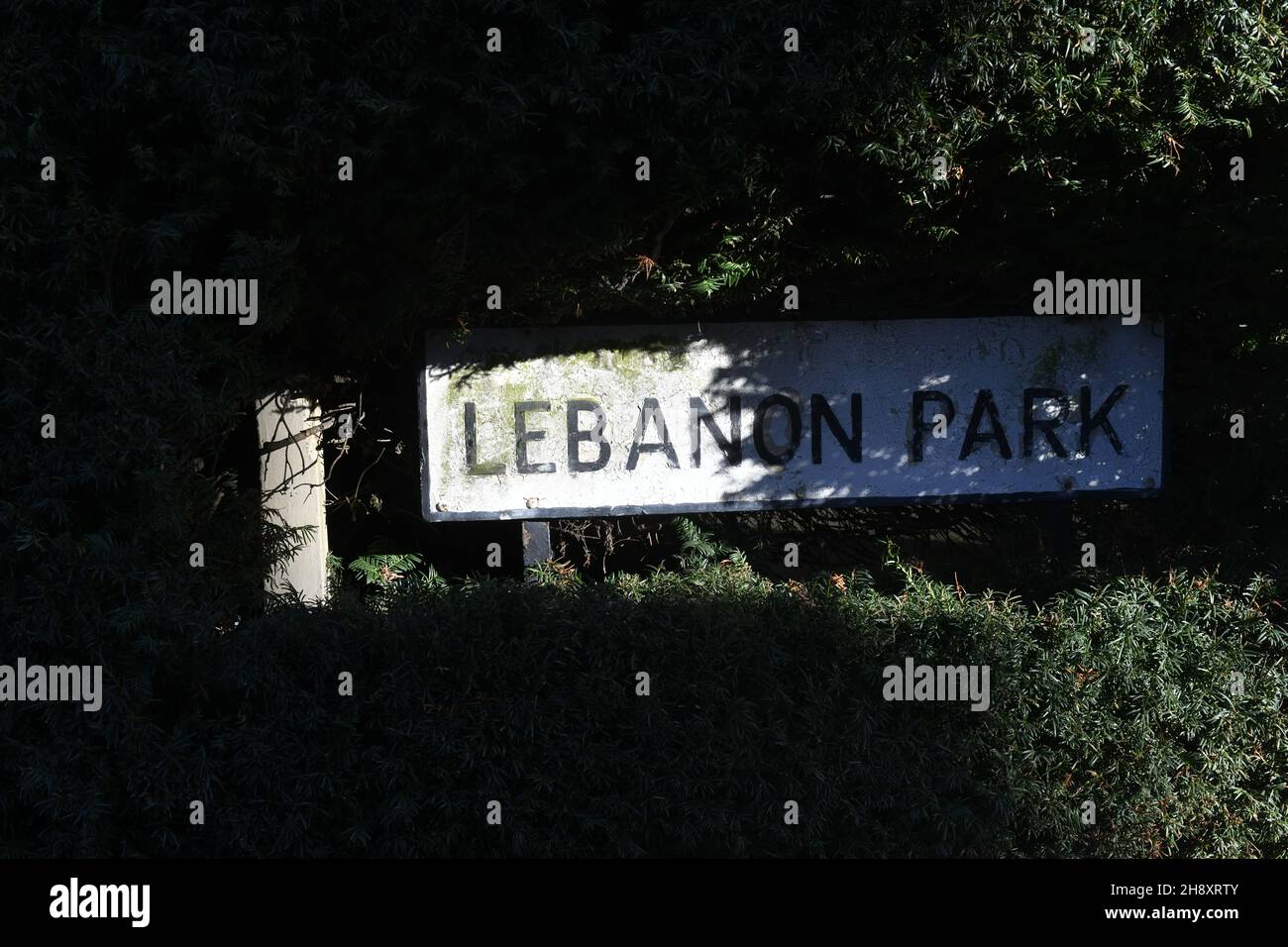 Lebanon road sign hi-res stock photography and images - Alamy