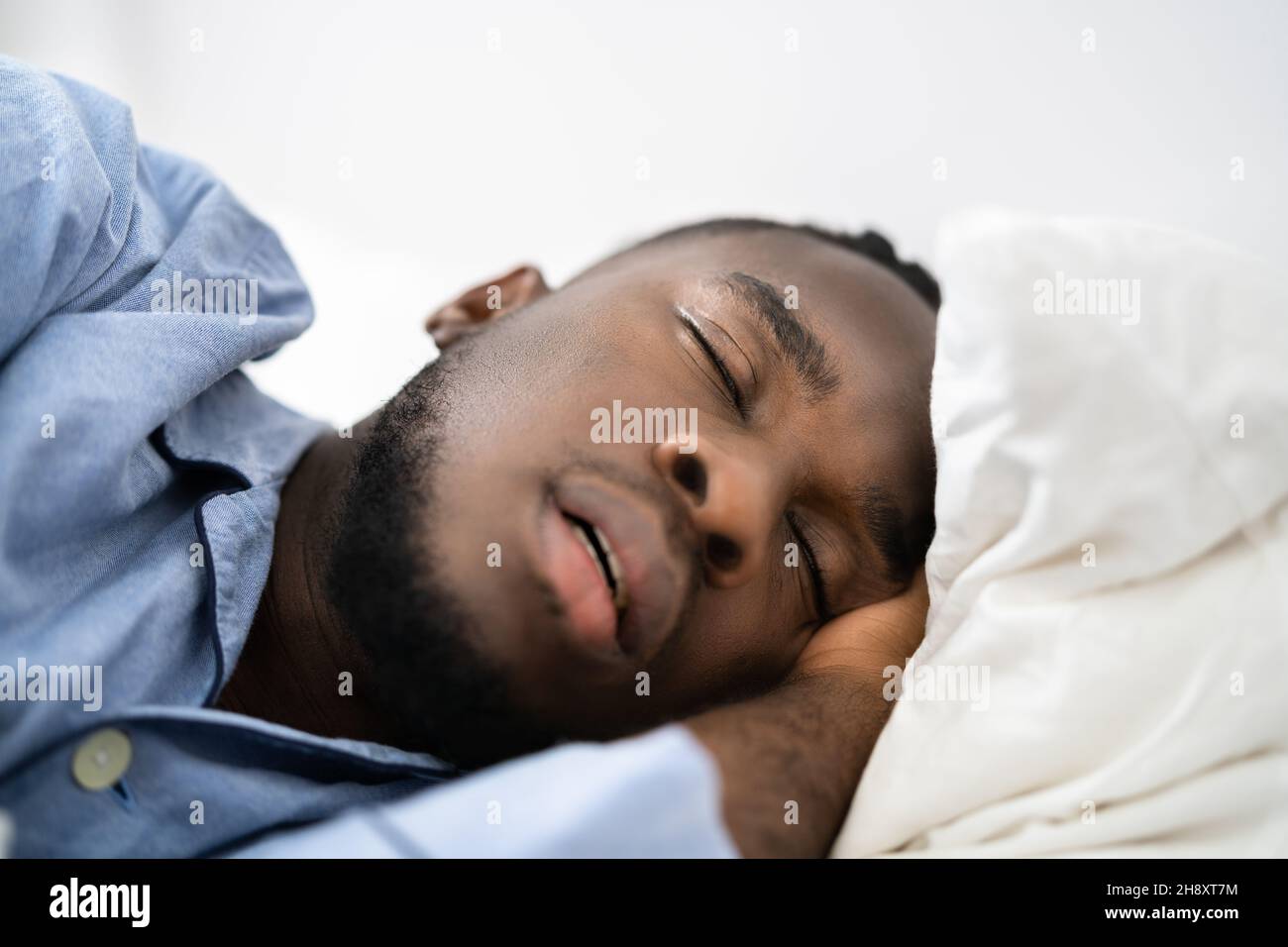Eye afro american black man hi-res stock photography and images - Alamy
