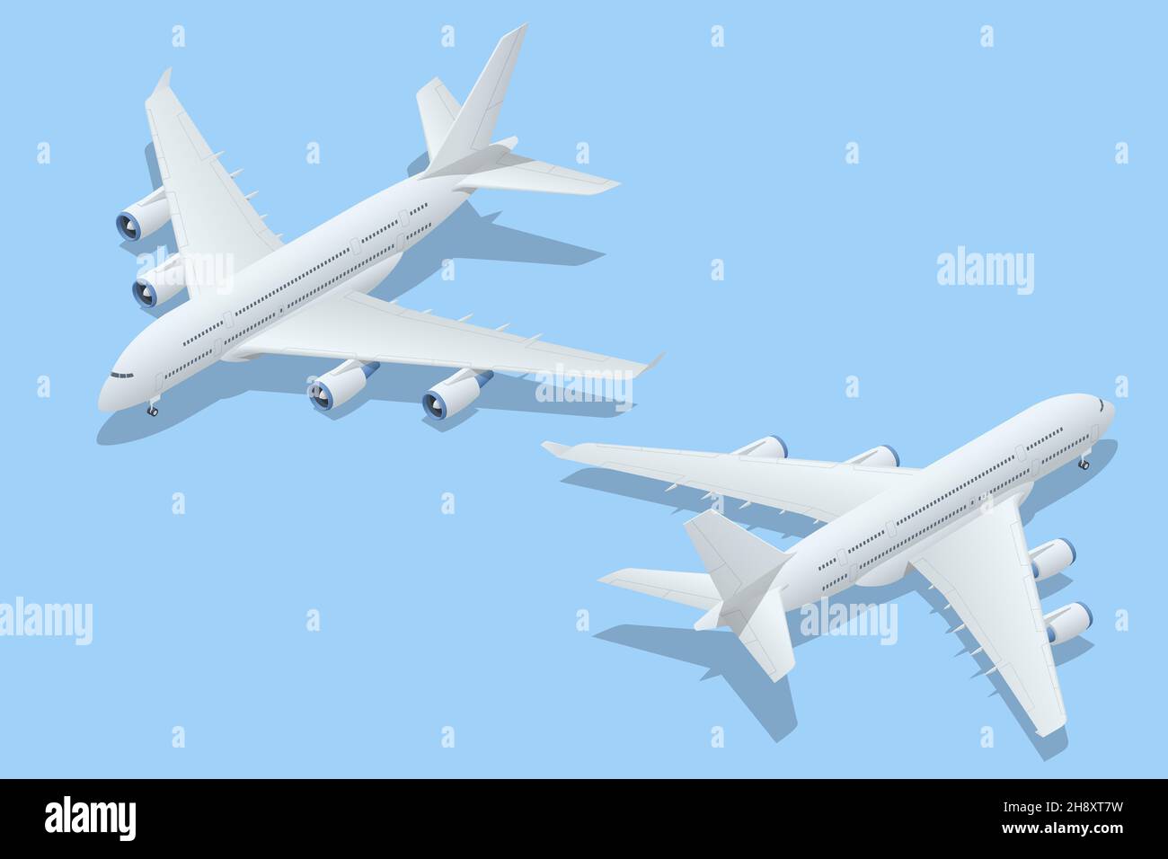 Airbus a380 Stock Vector Images - Alamy