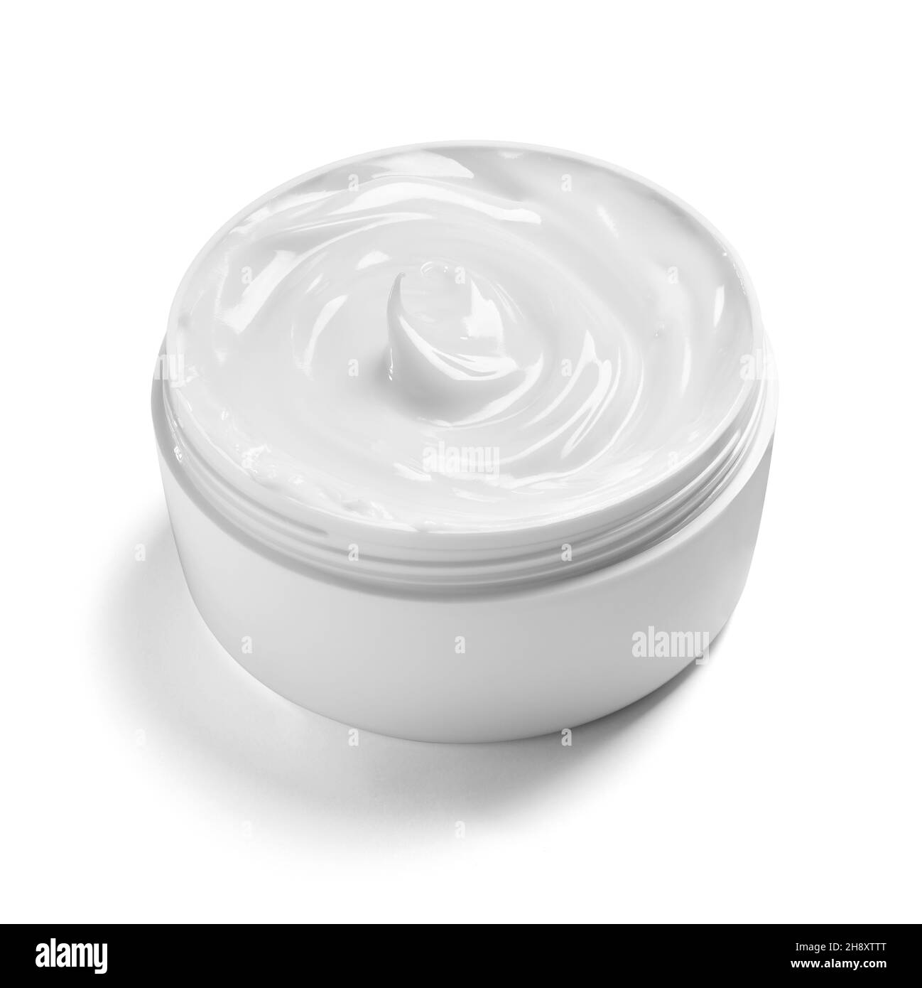 white cream container jar beauty moisturizer skin Stock Photo - Alamy