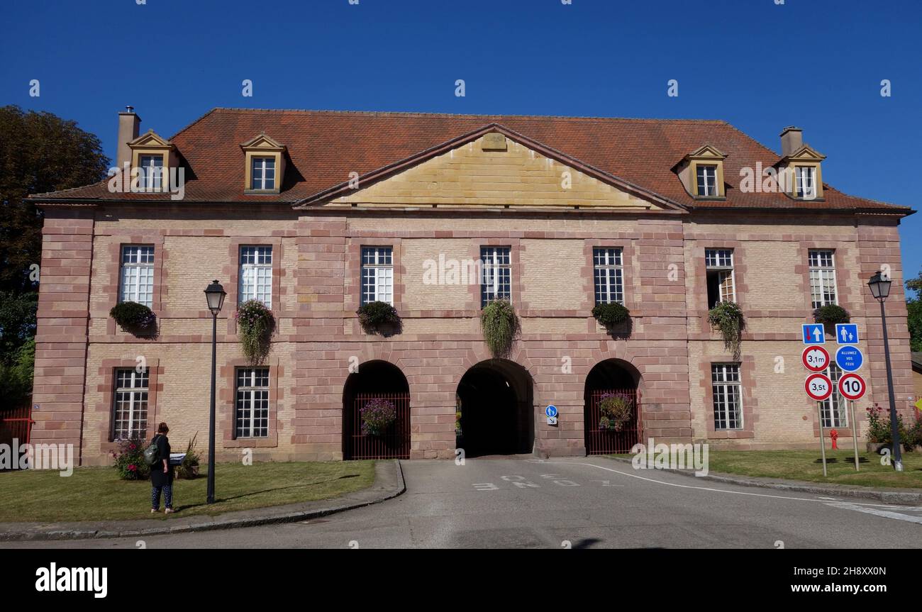 Neuf Brisach, France. Colmar Gate or Porte de Colmar, Neuf-Brisach ...