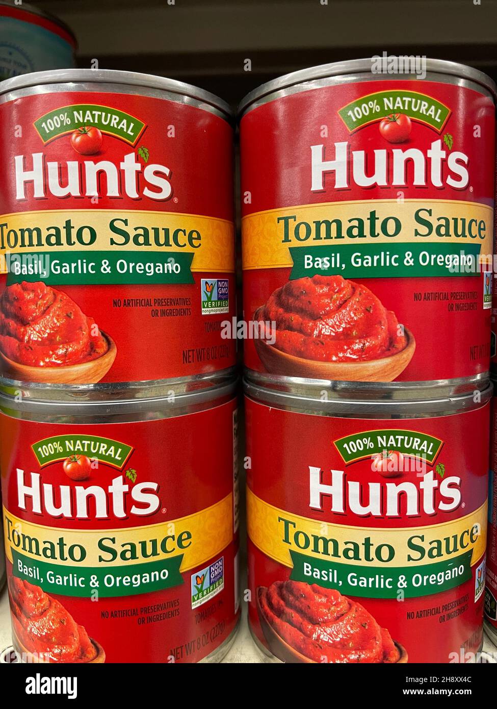 Hunts Tomato Sauce With Oregano Basil And Garlic