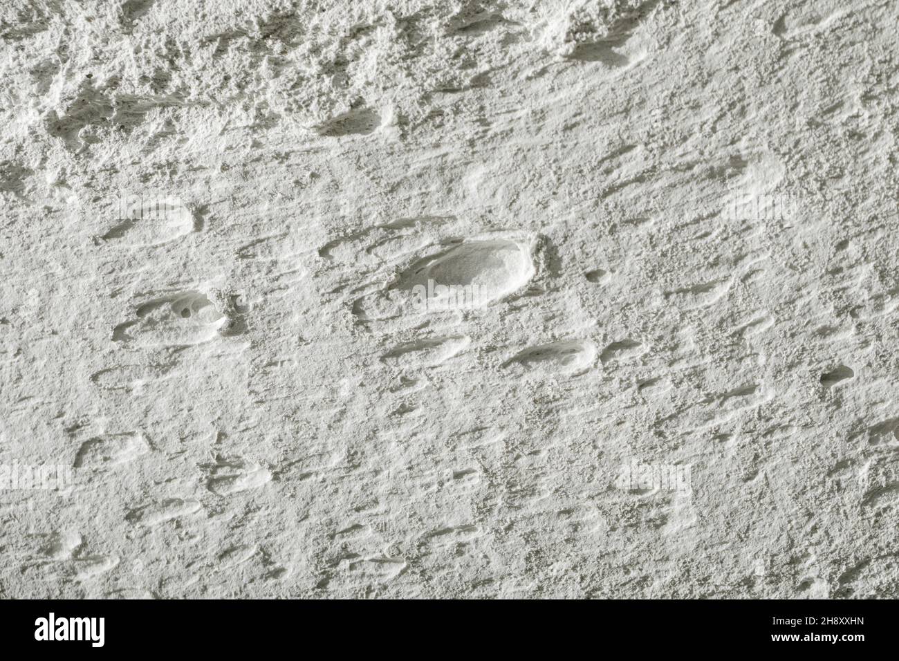 White textured clay wall design with cracks and imperfections. Wall ...