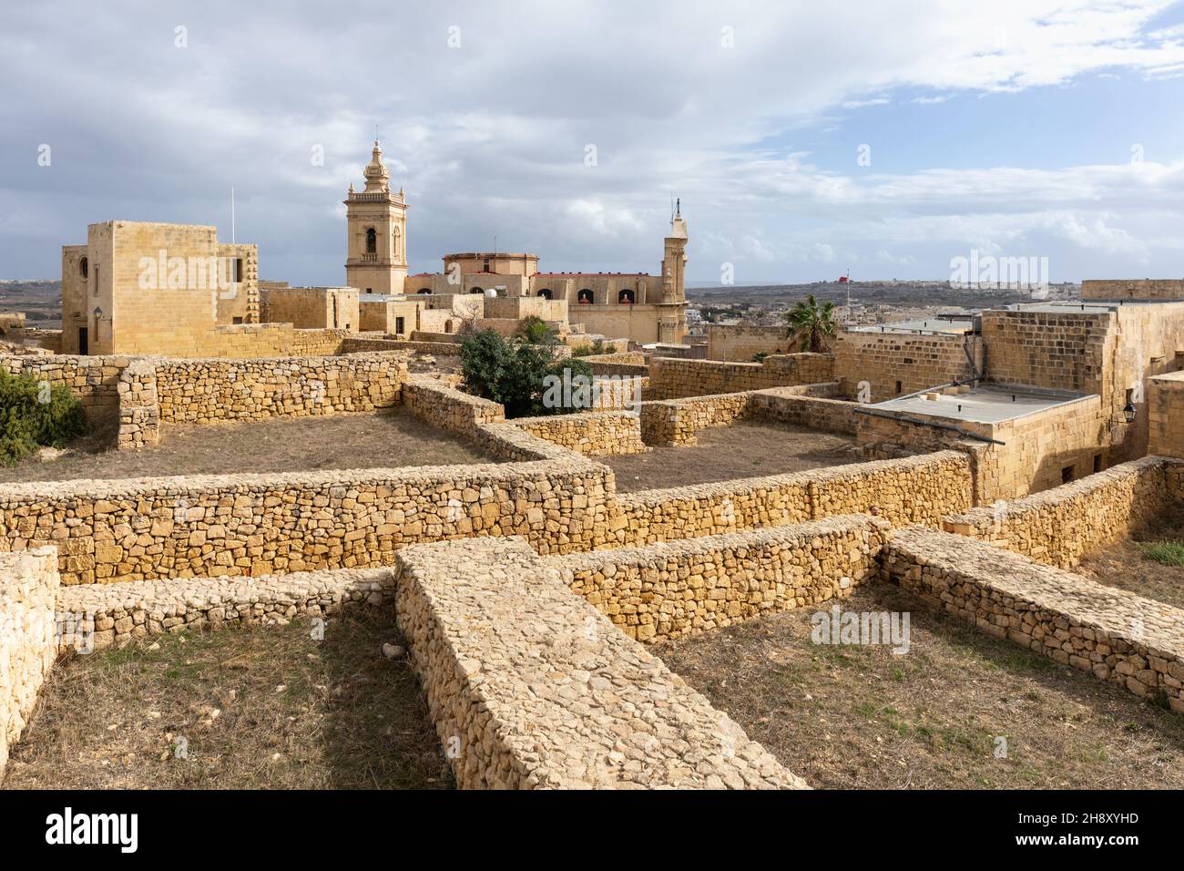 The Citadel in Victoria / Rabat, Gozo, Malta, Europe Stock Photo - Alamy