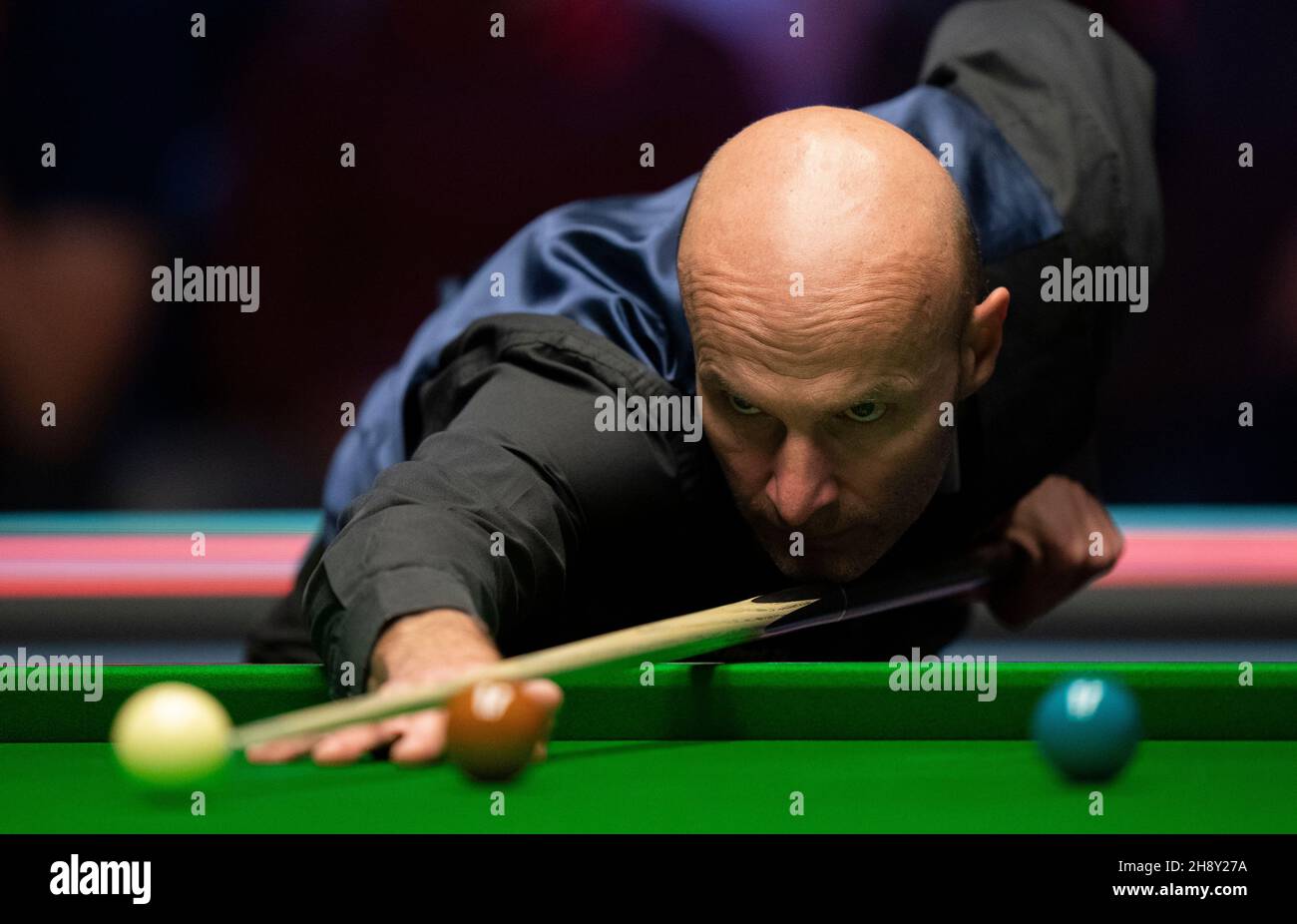 Andy Hicks during his match against David Gilbert during day ten of the ...