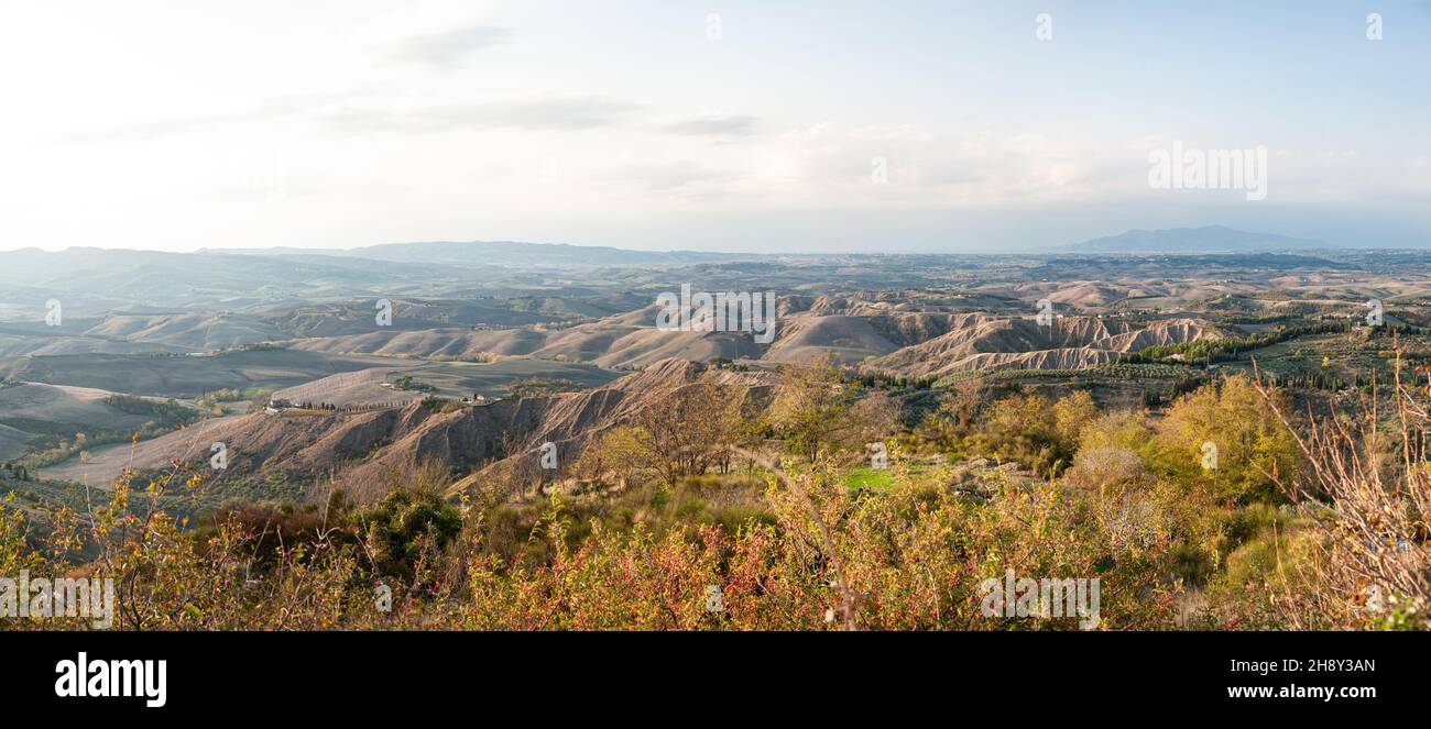 The Balze (cliffs) of Volterra, a beautiful natural scenary in Tuscany ...