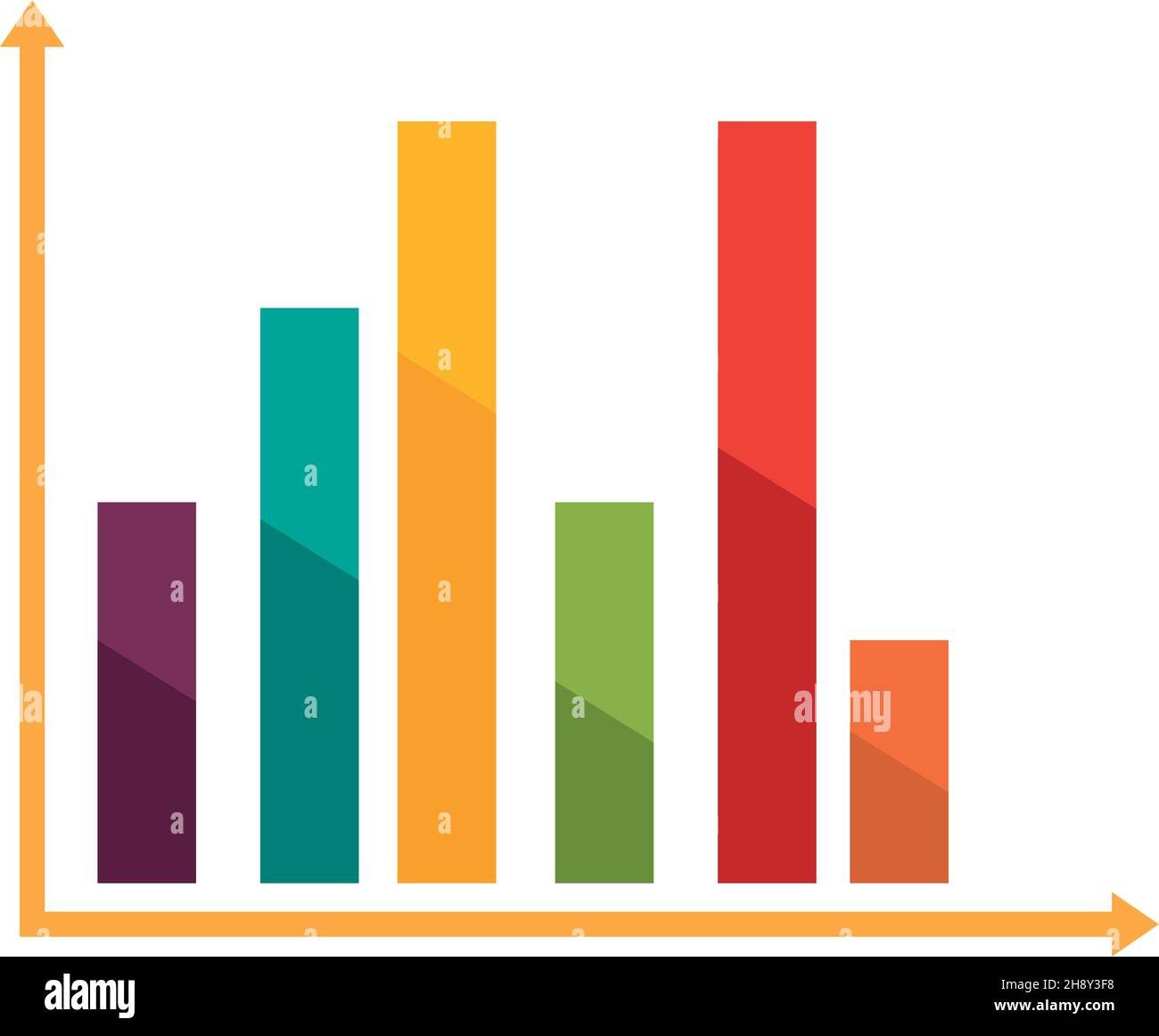 financial chart bar Stock Vector Image & Art - Alamy