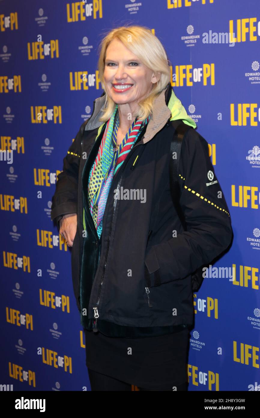 Anneka Rice, Life of Pi - Opening Night, Wyndham s Theatre, London, UK ...