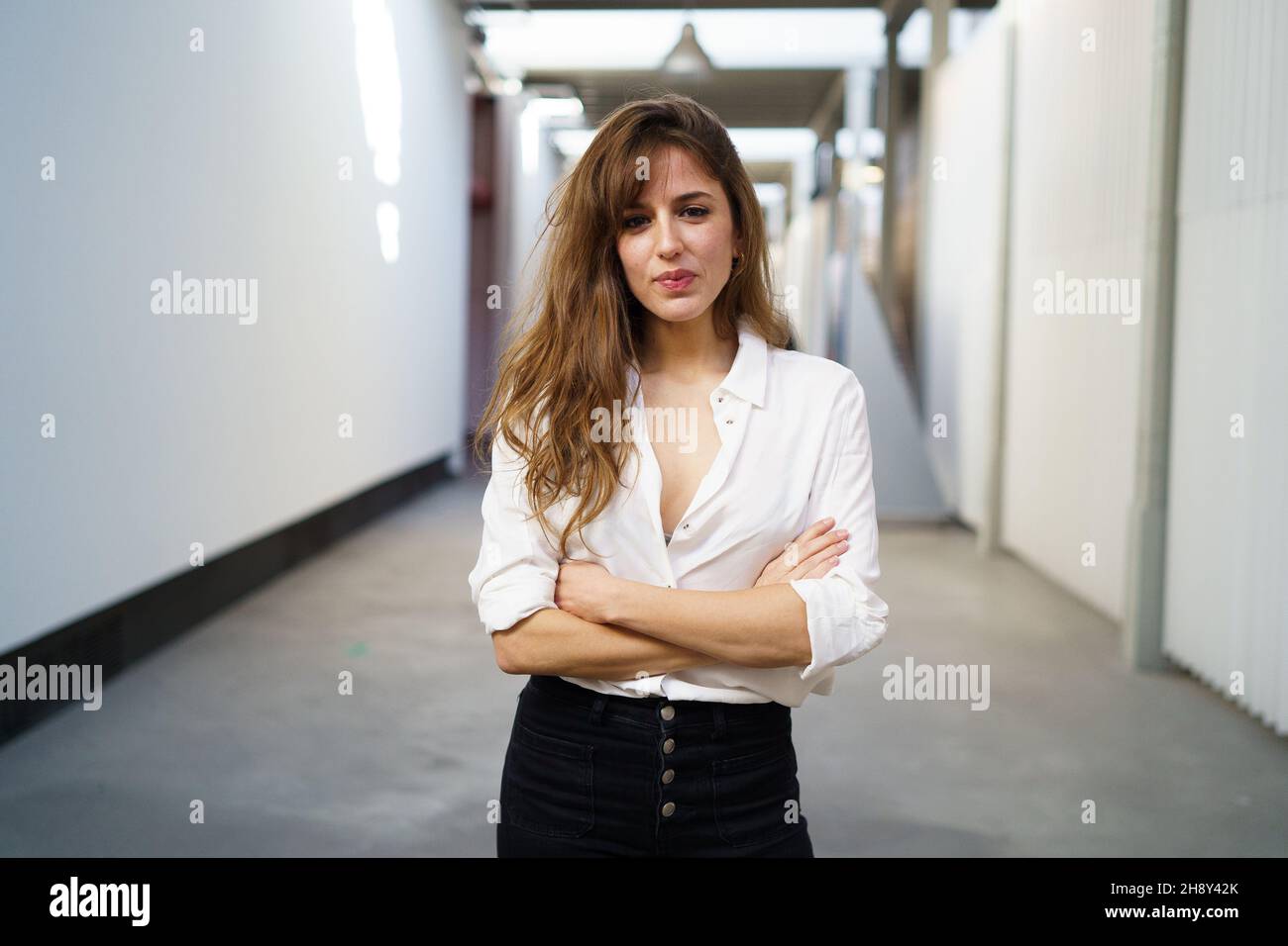 Madrid, Spain. 02nd Dec, 2021. Actress Marina Salas poses during a ...