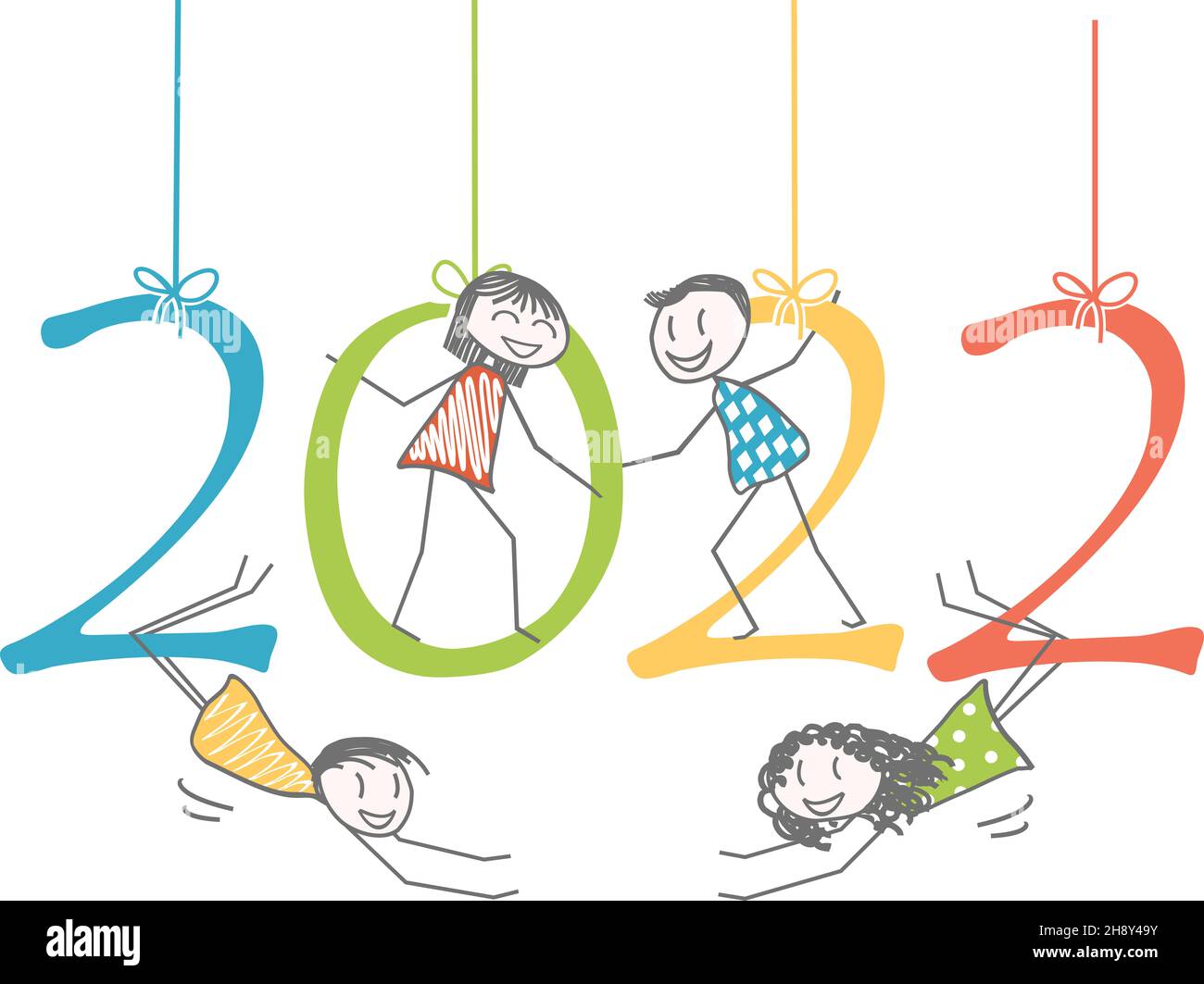 Cartoon new number on Cut Out Stock Images & Pictures - Alamy