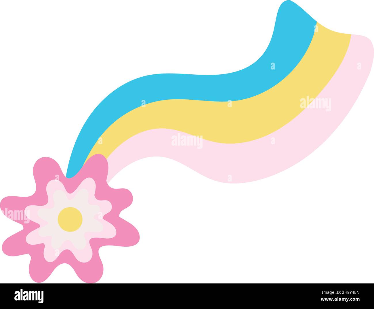 Shooting star falling. Magic comet. Cute dream sky element Stock Vector ...