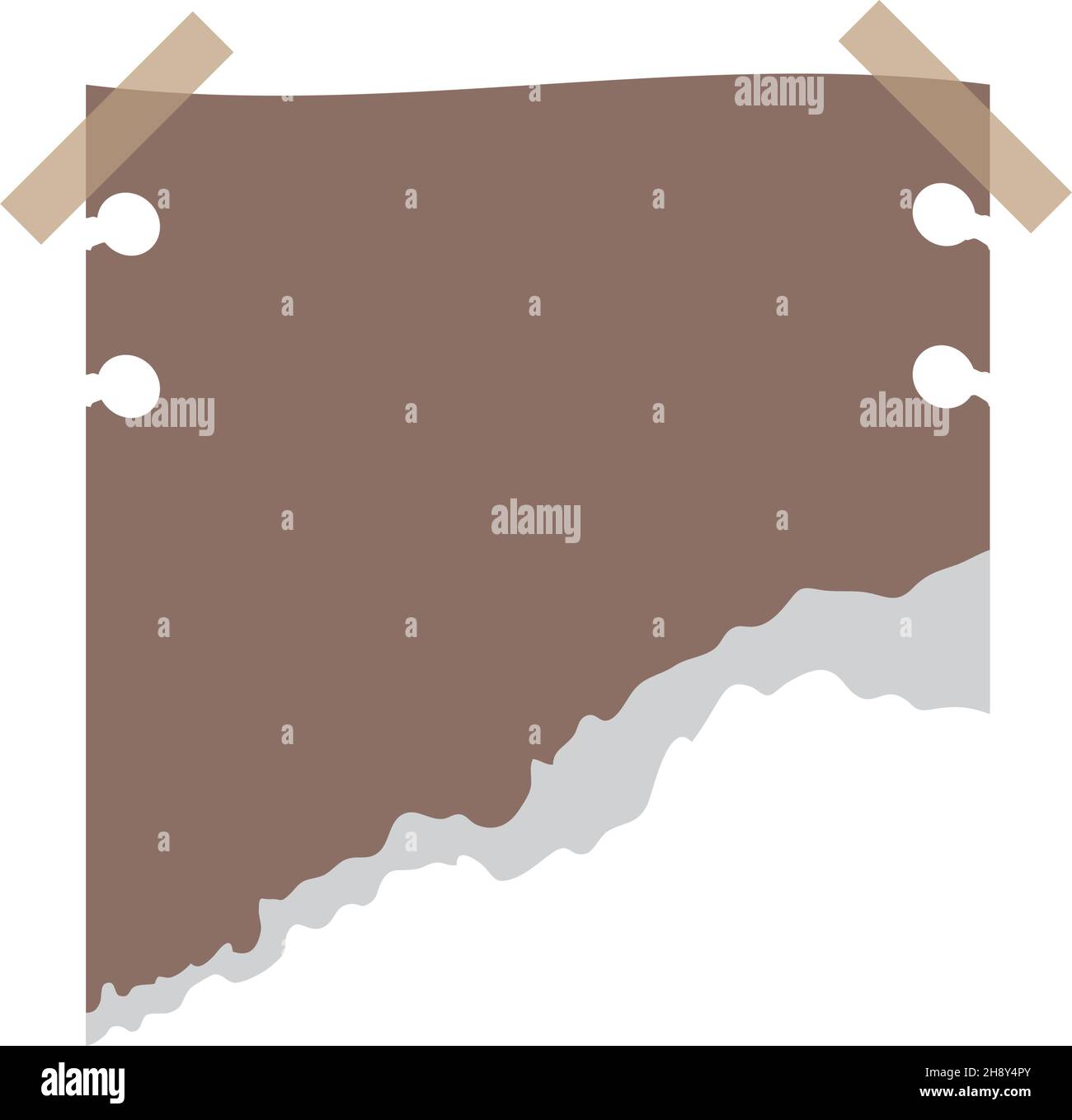 brown torn paper Stock Vector Image & Art - Alamy