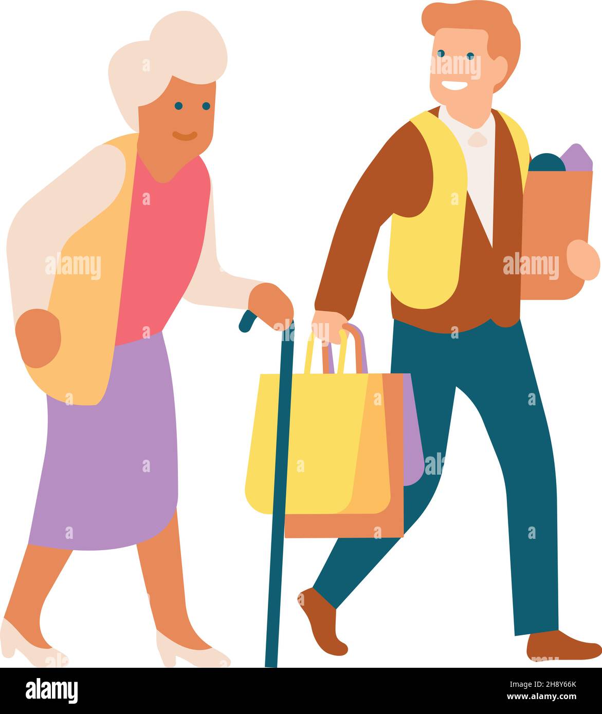 Senior care food Stock Vector Images - Alamy