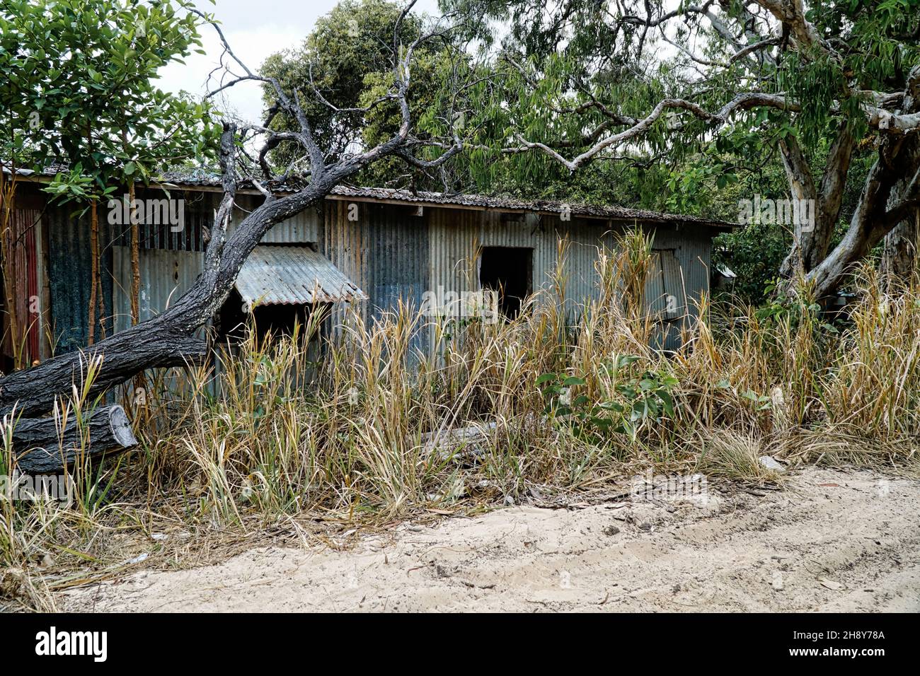 Old beach shack hi-res stock photography and images - Alamy