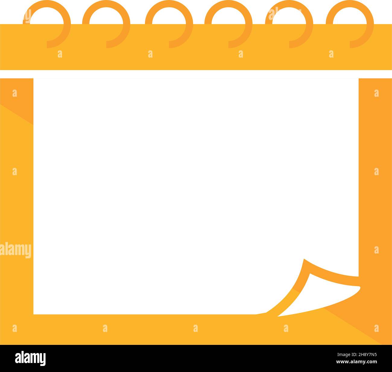notepad blank template Stock Vector Image & Art - Alamy