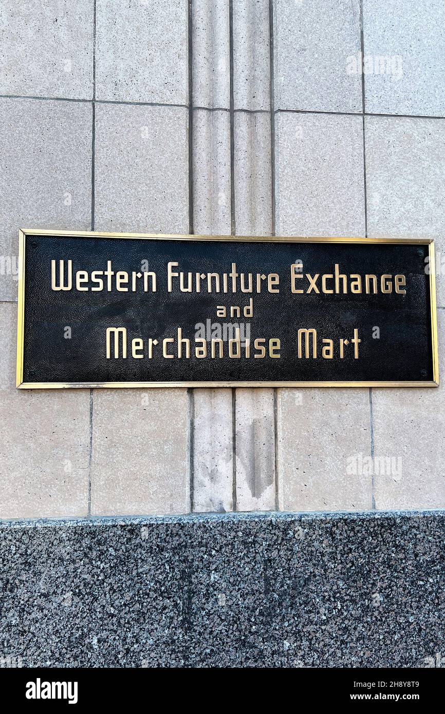 The Western Furniture Exchange and Merchandise Mart on Market Street in ...