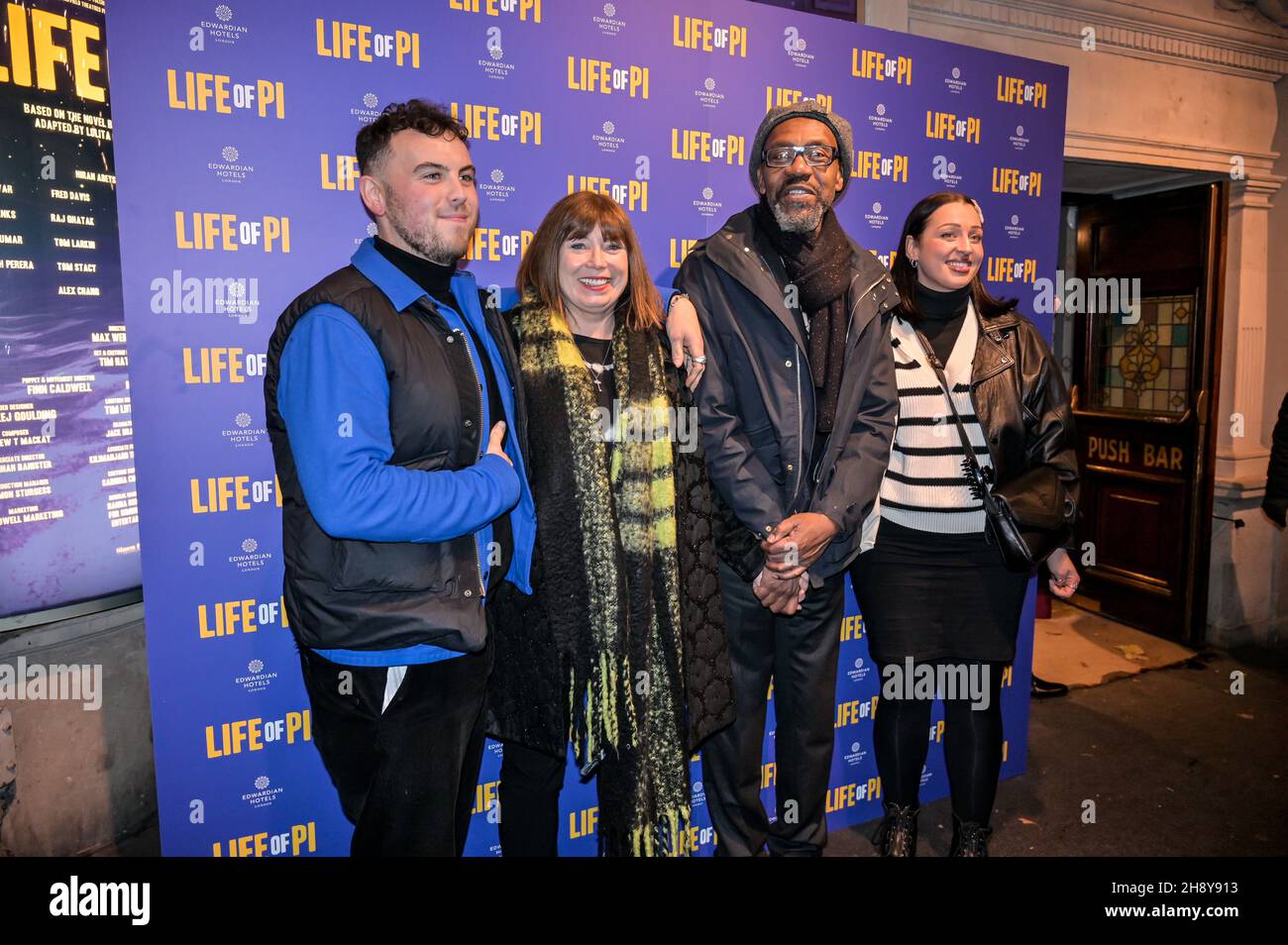 Lenny Henry, Lisa Makin attended Life of Pi at Wyndham’s Theatre ...