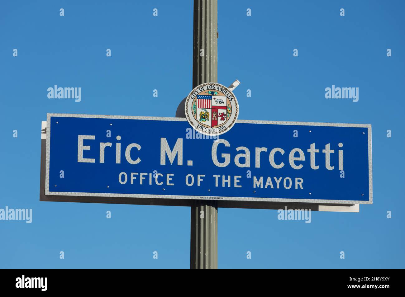 Office of the mayor sign hi-res stock photography and images - Alamy