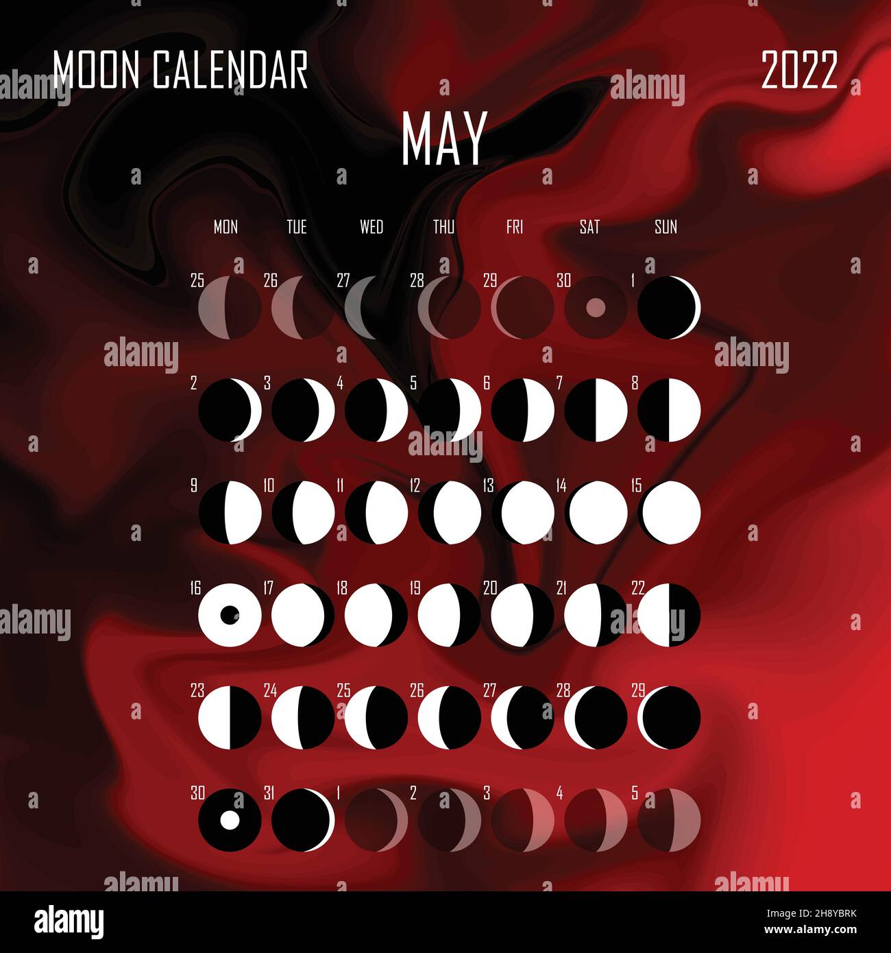 Blood Moons 2022 Calendar