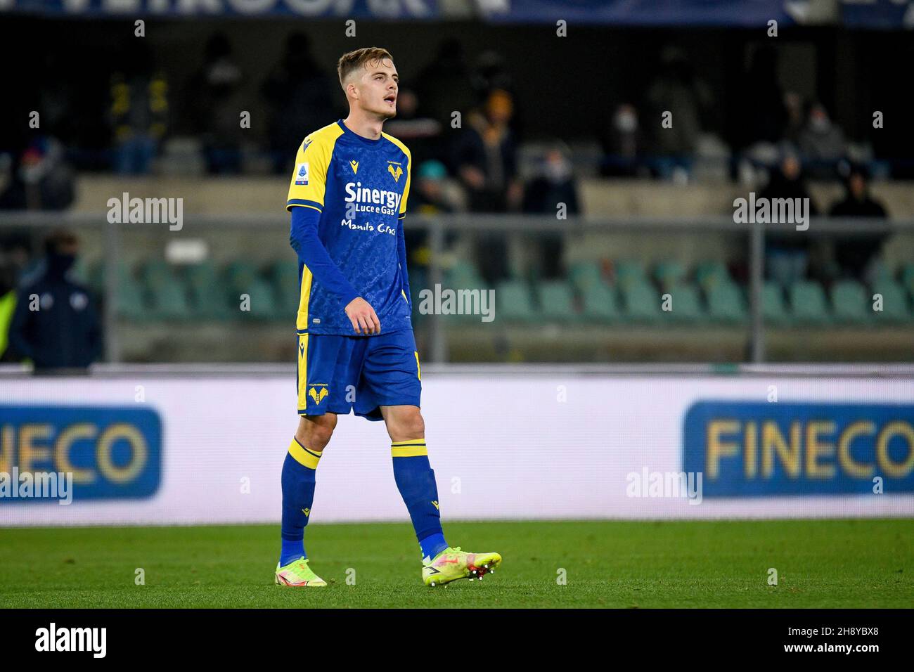 Marcantonio Bentegodi stadium, Verona, Italy, November 30, 2021, Ivan ...