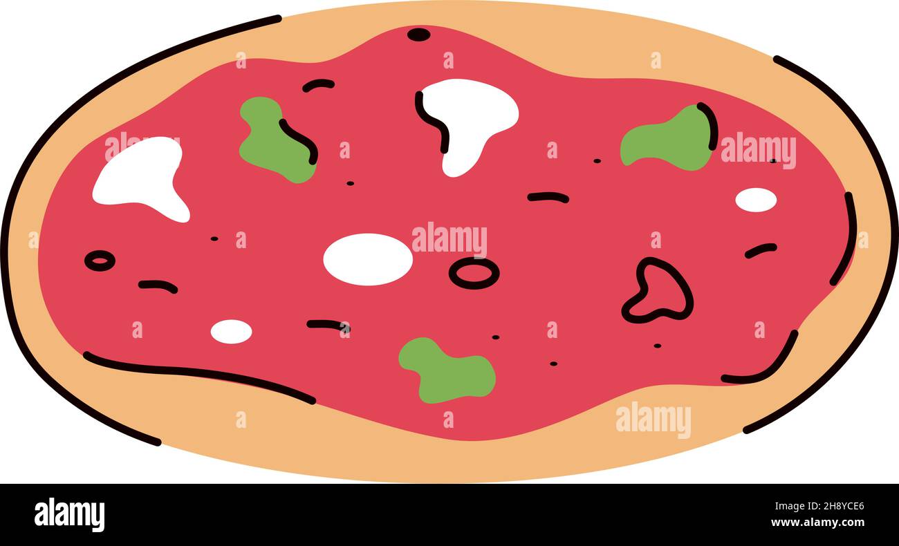 pizza fast food Stock Vector Image & Art - Alamy