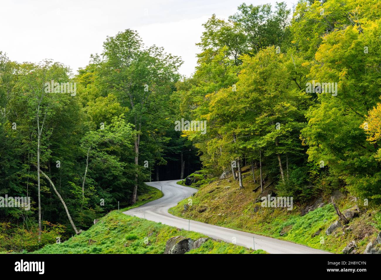 Mount Washington Auto Road leading to the summint of Mount Washington ...