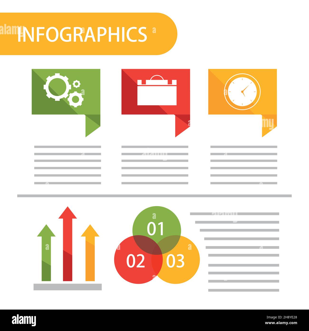 infographic report template Stock Vector Image & Art - Alamy