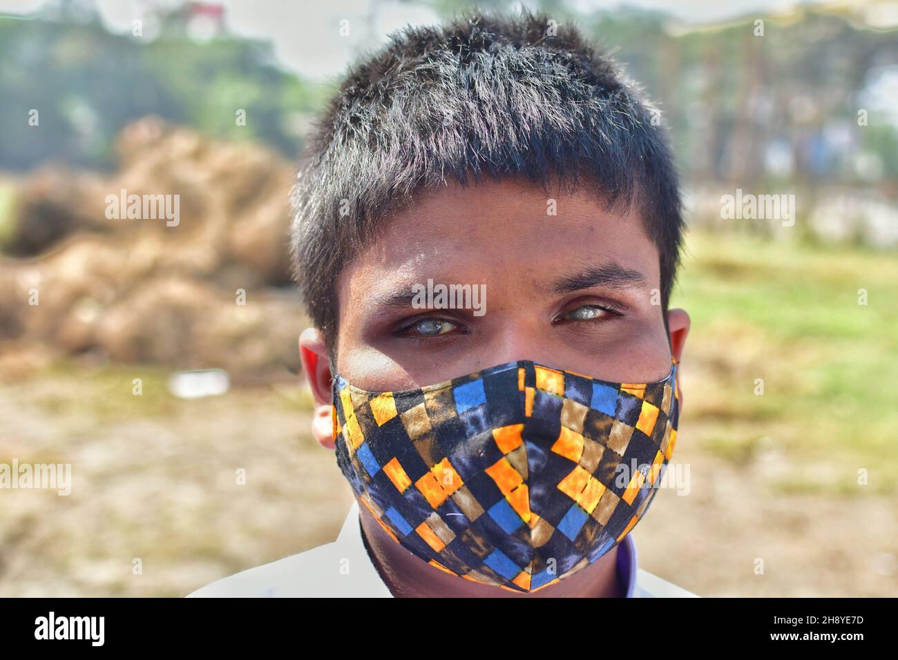 Kolkata, West Bengal, India. 1st Dec, 2021. Blind student in India ...