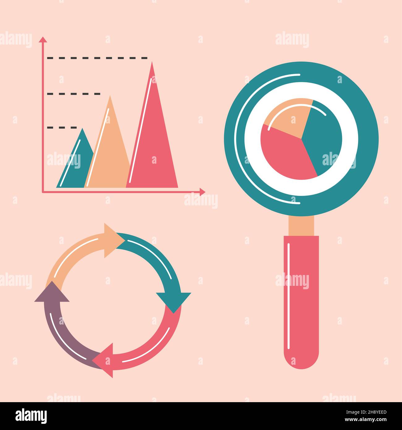 icons analytics chart Stock Vector Image & Art - Alamy