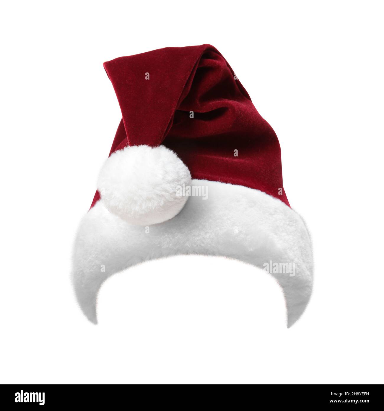 Santa Hat. Costume. Merry christmas concept greeting card Stock Photo ...