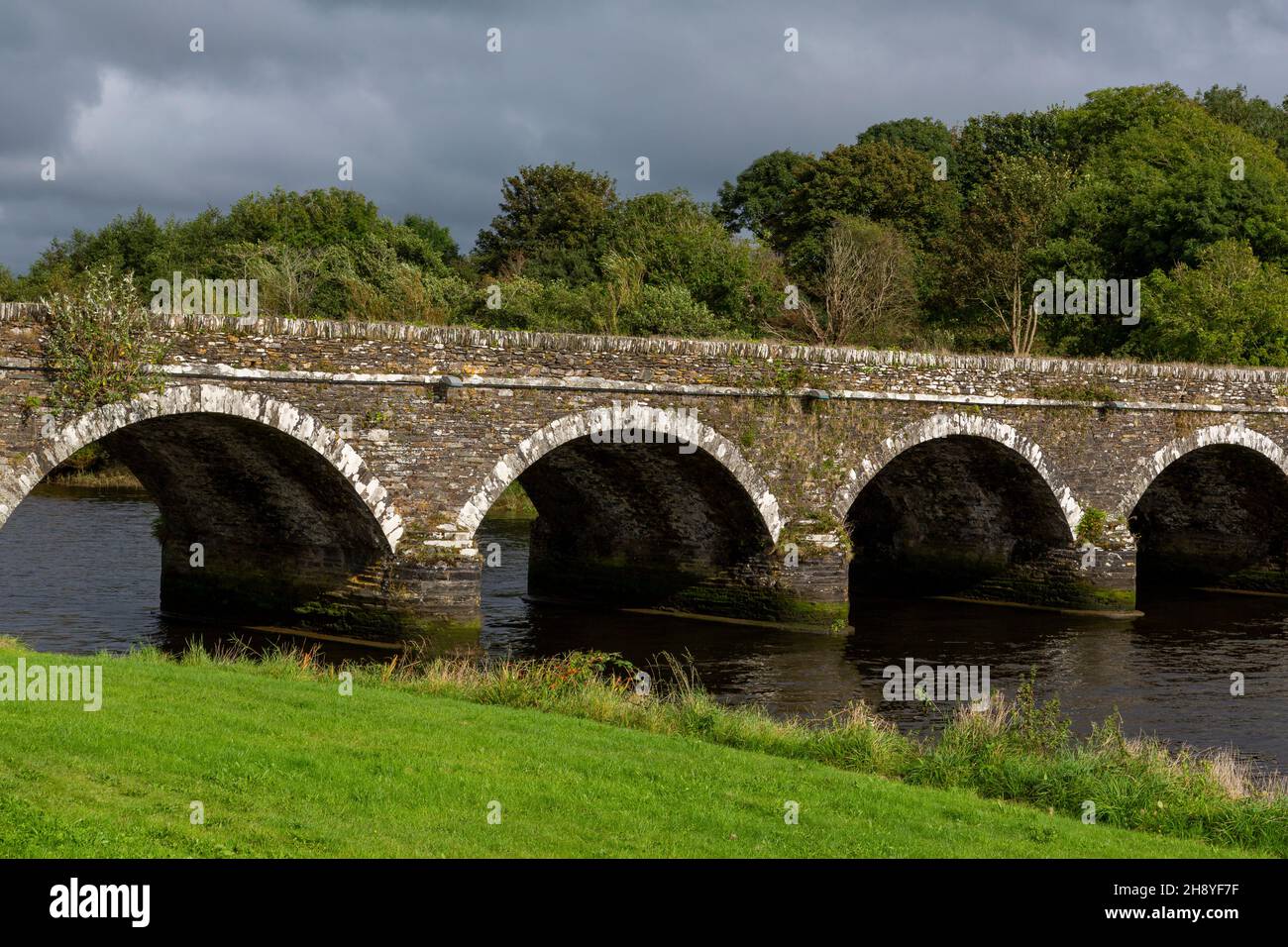 Stone bridge in Abbey Strowery, Skibbereen,County Cork, Ireland Stock ...