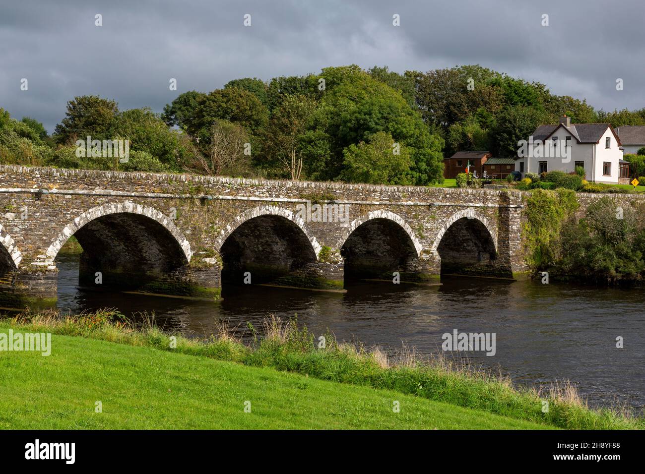 Stone bridge in Abbey Strowery, Skibbereen,County Cork, Ireland Stock ...