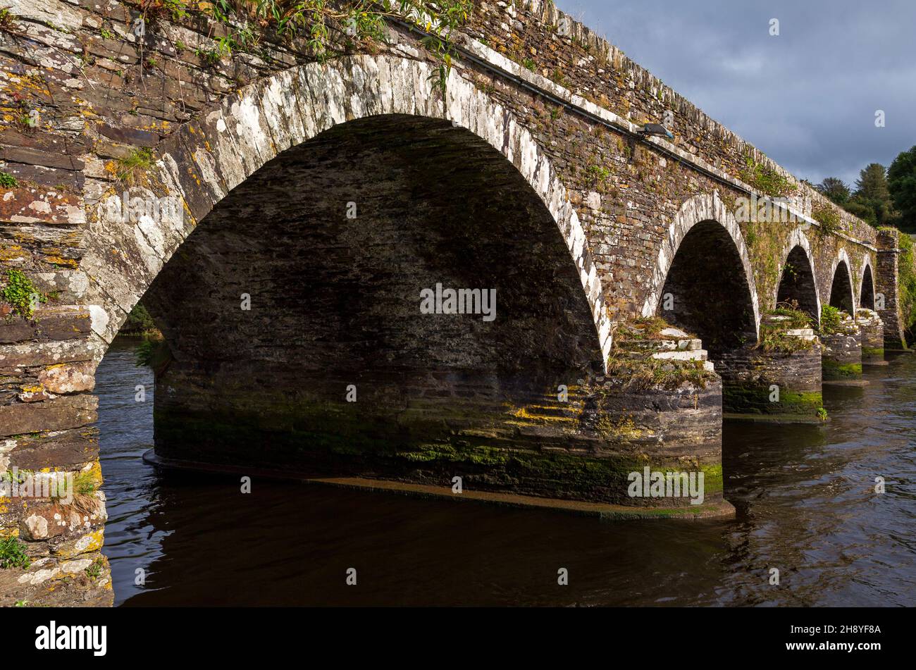 Stone bridge in Abbey Strowery, Skibbereen,County Cork, Ireland Stock ...