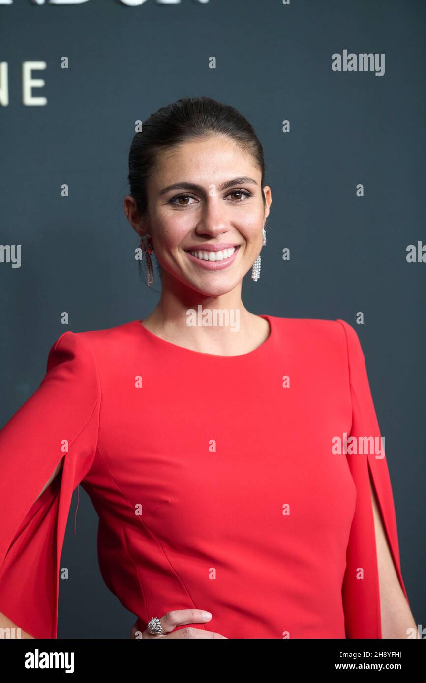 Madrid. Spain. 20211202, Ana Cristina Portillo attends 'Moet&Chandon ...