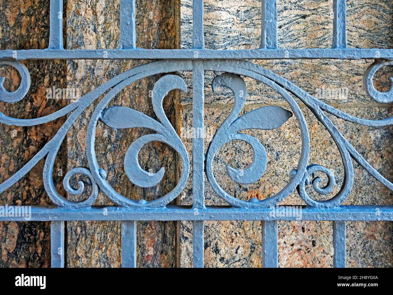 Ancient ornamental grid, Rio de Janeiro, Brazil Stock Photo - Alamy