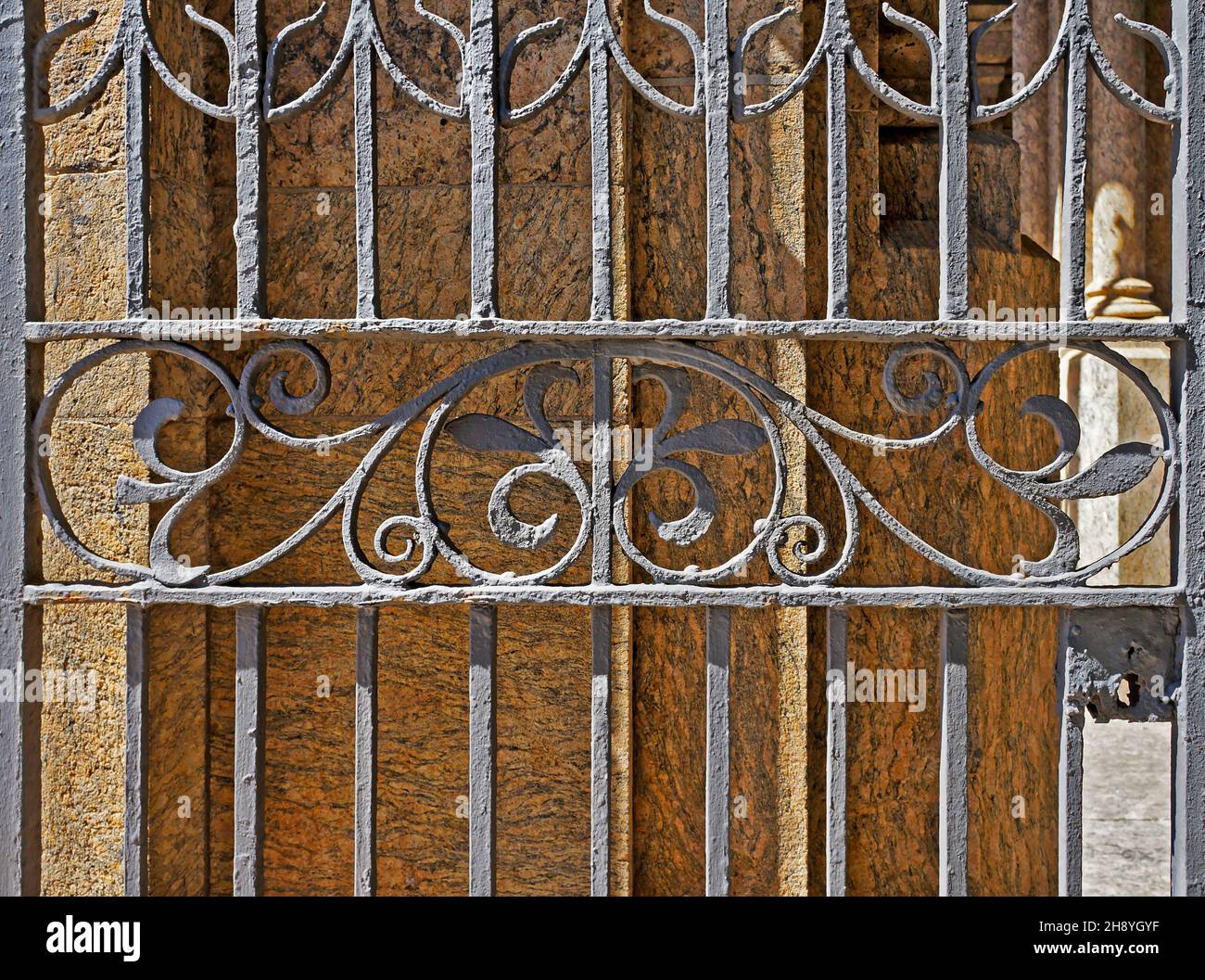 Ancient ornamental grid, Rio de Janeiro, Brazil Stock Photo - Alamy