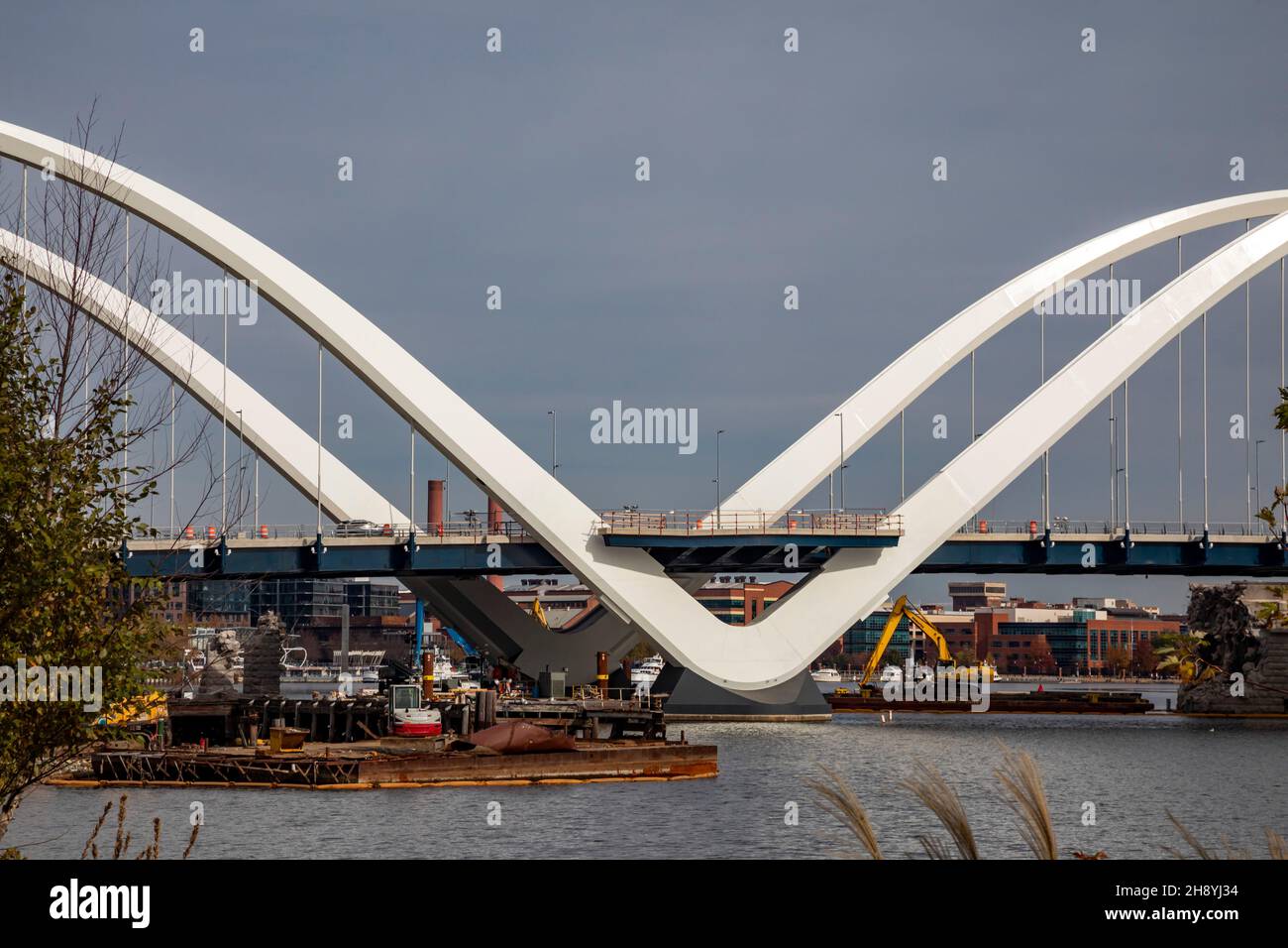 Washington, DC - The new Frederick Douglass Memorial Bridge, which ...