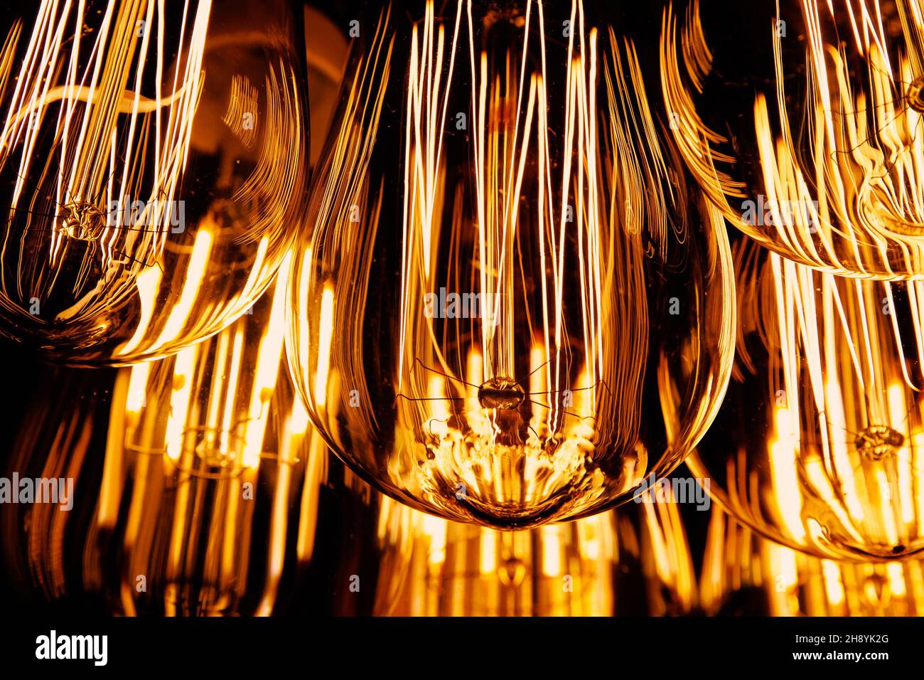 Inside filament light power heat hi-res stock photography and images ...