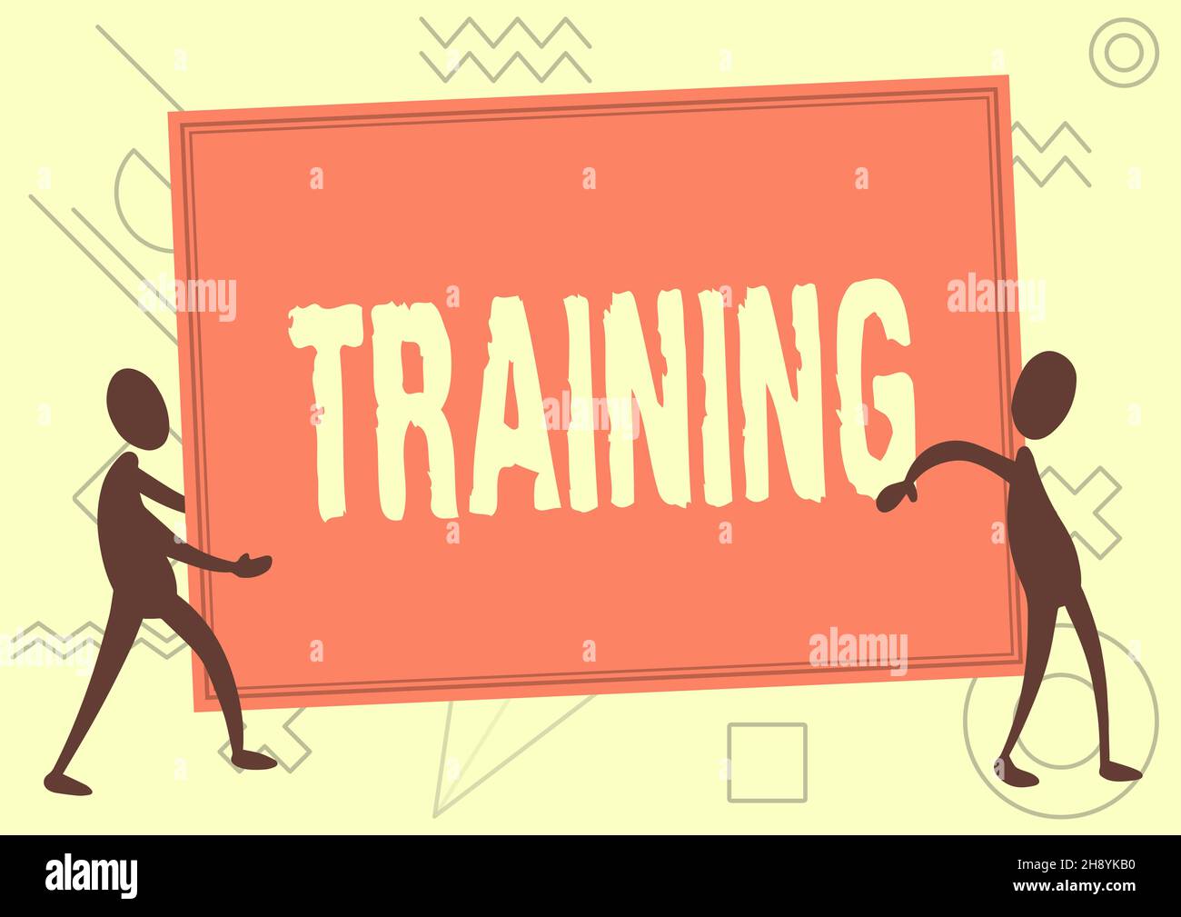 Text showing inspiration Training. Internet Concept action of teaching ...