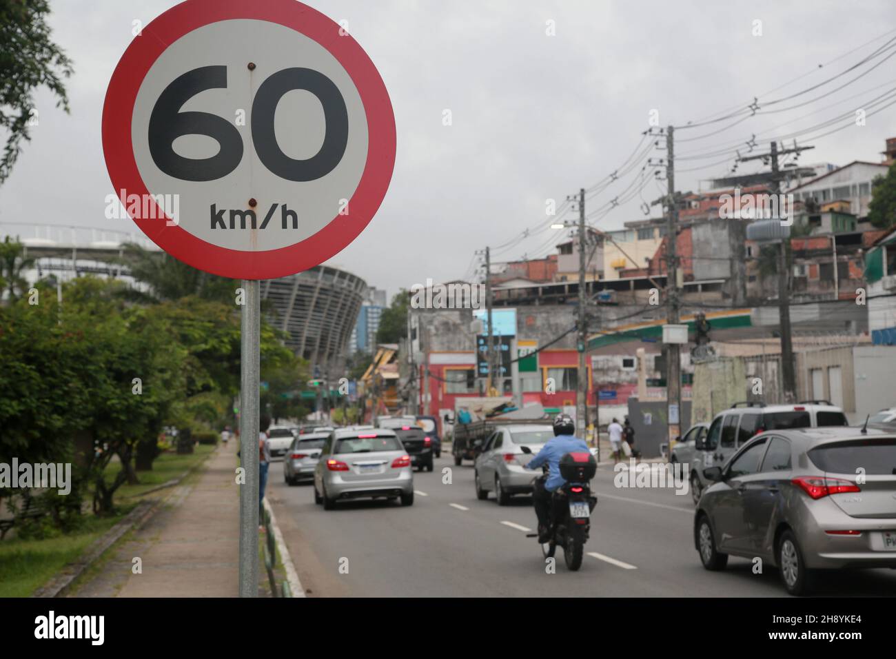 60 speed limitation road sign hi-res stock photography and images - Alamy