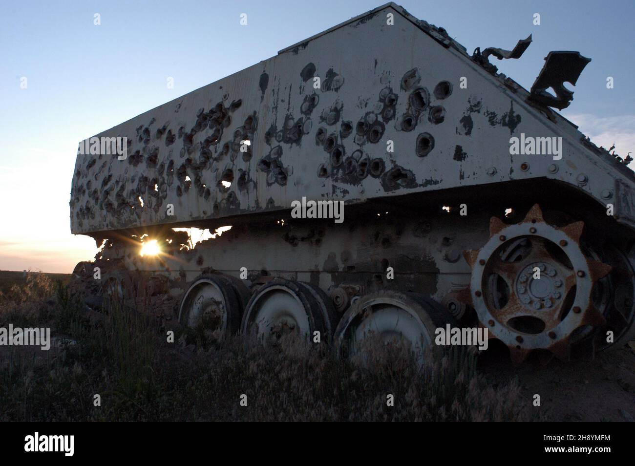 Used as a gunnery target at Cannon Range near Fort Leonard Wood ...