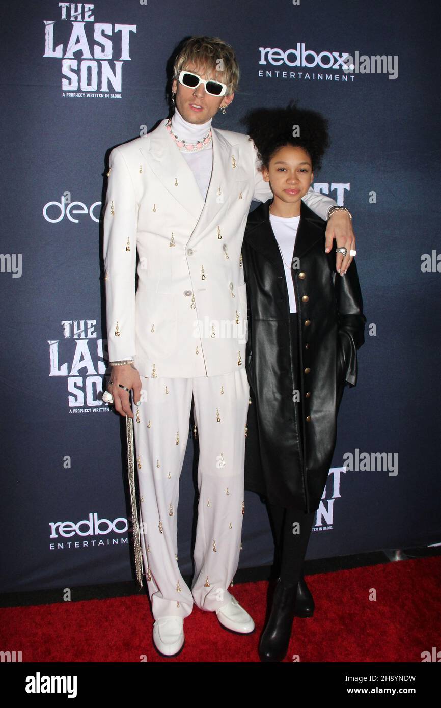 New York, NY, USA. 2nd Dec, 2021. Colson Baker and Cassie Colson Baker ...