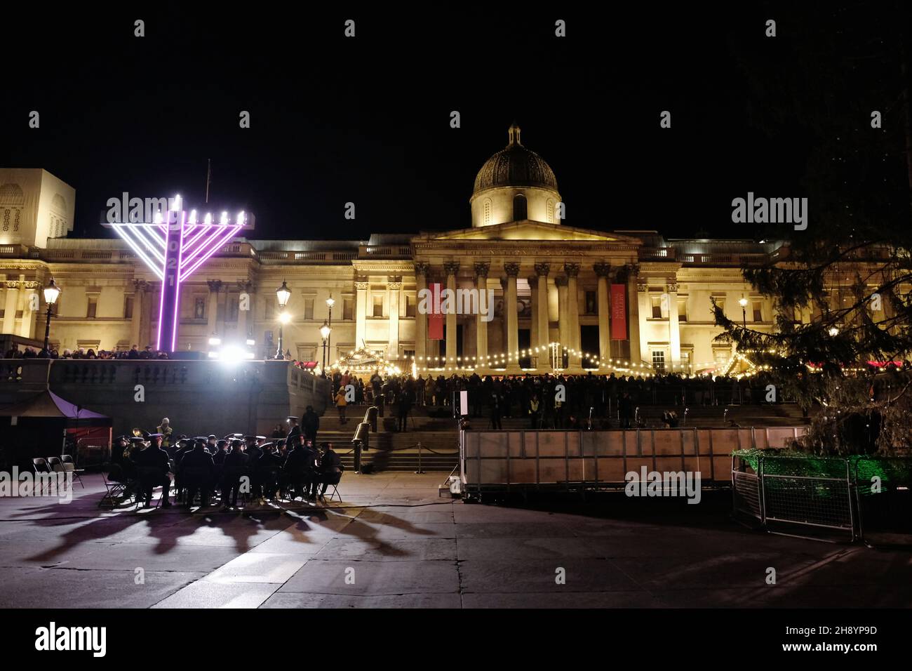 London, UK, London, UK, 2nd Dec, 2021, The lighting of the Christmas ...
