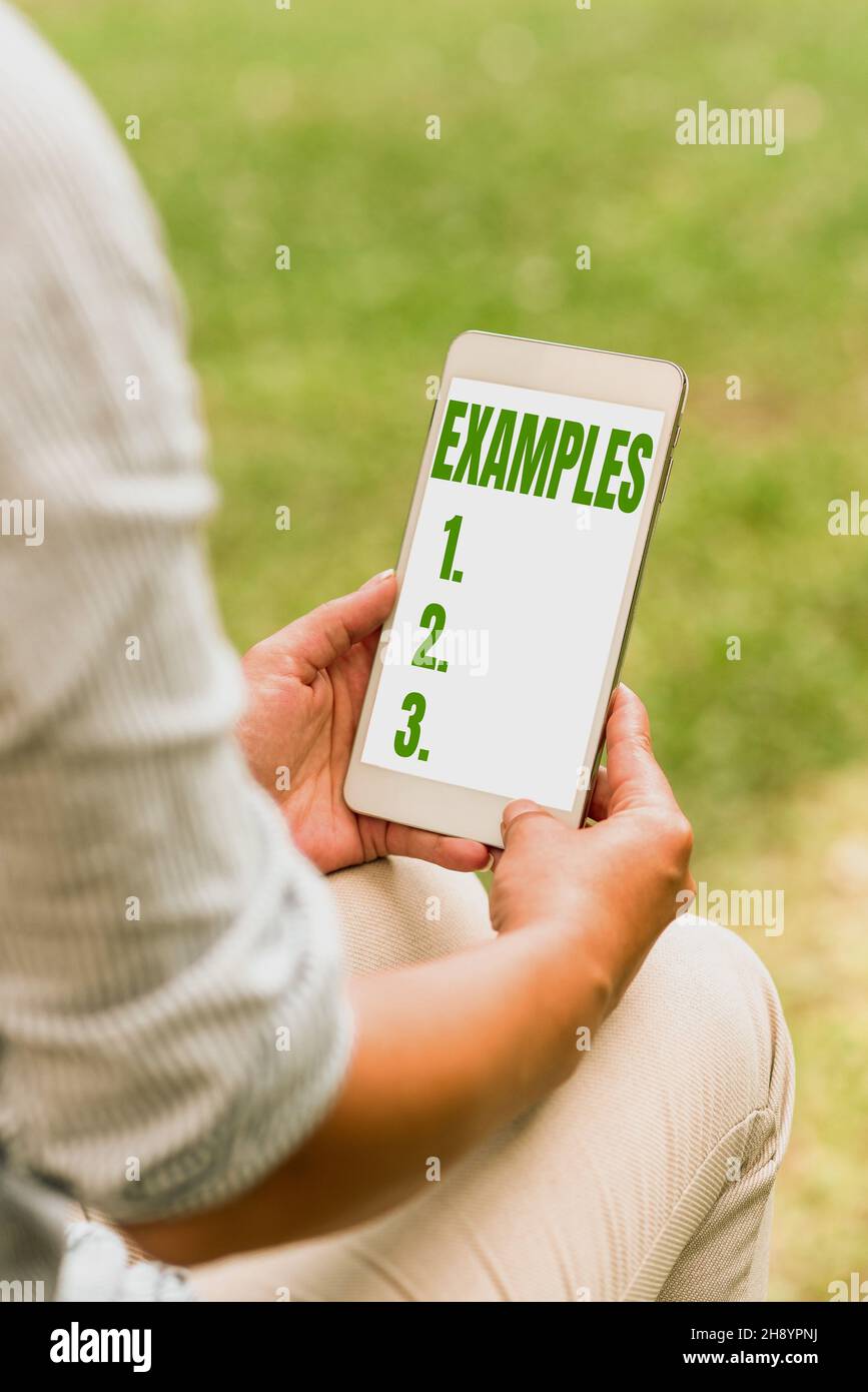 Conceptual display Examples. Word Written on photo Sample Model to ...