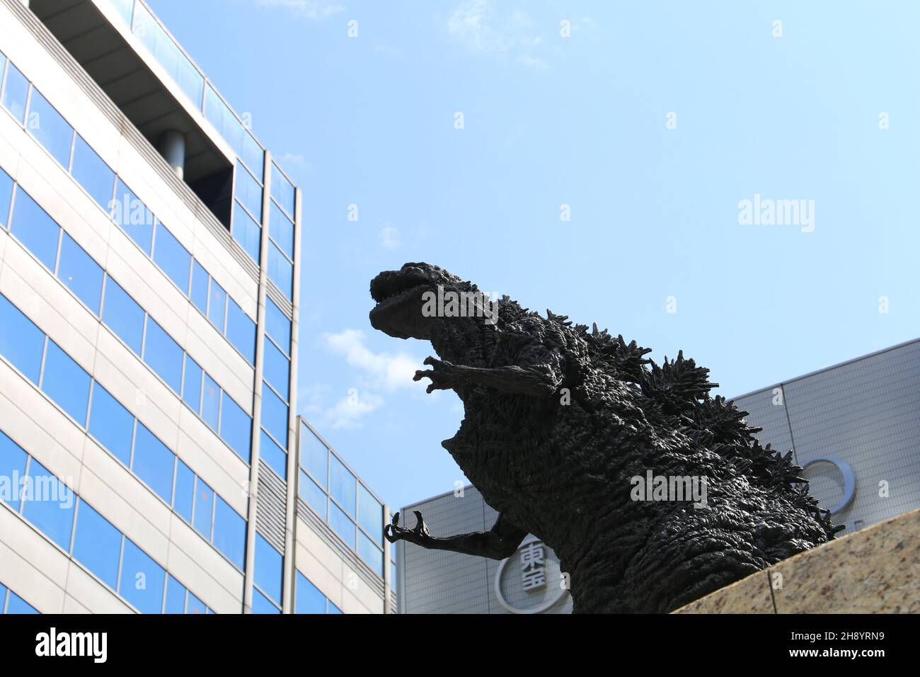 Tokyo Godzilla Statue Stock Photo - Alamy