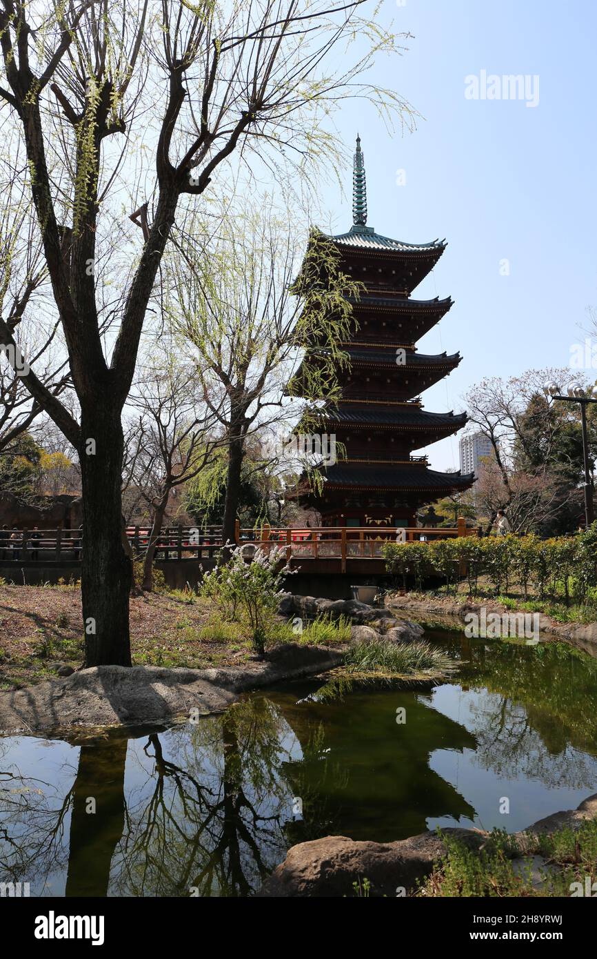 Ueno Tokyo Temple Stock Photo - Alamy