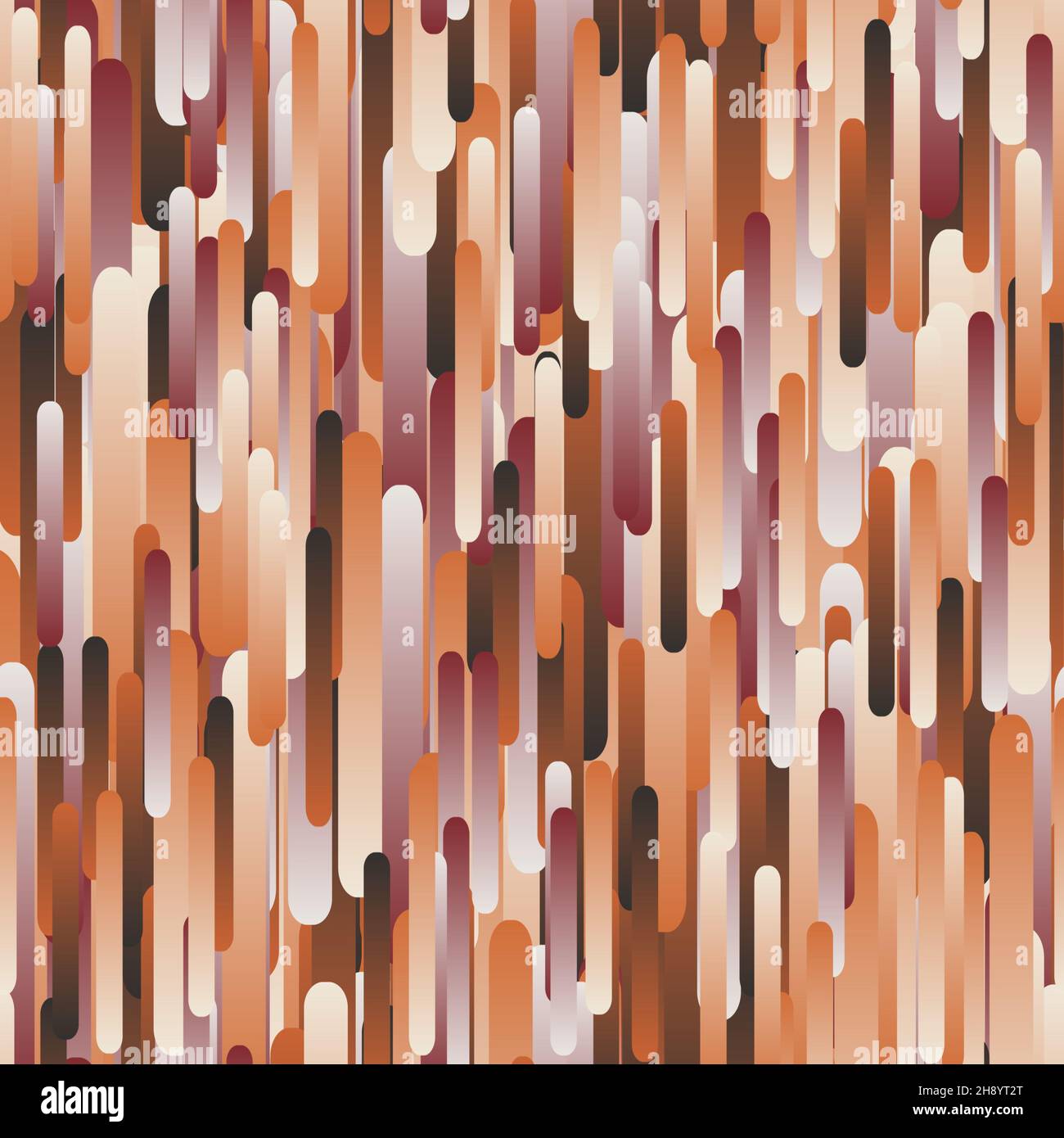 Seamless funky pill shaped gradient lines surface pattern design for ...