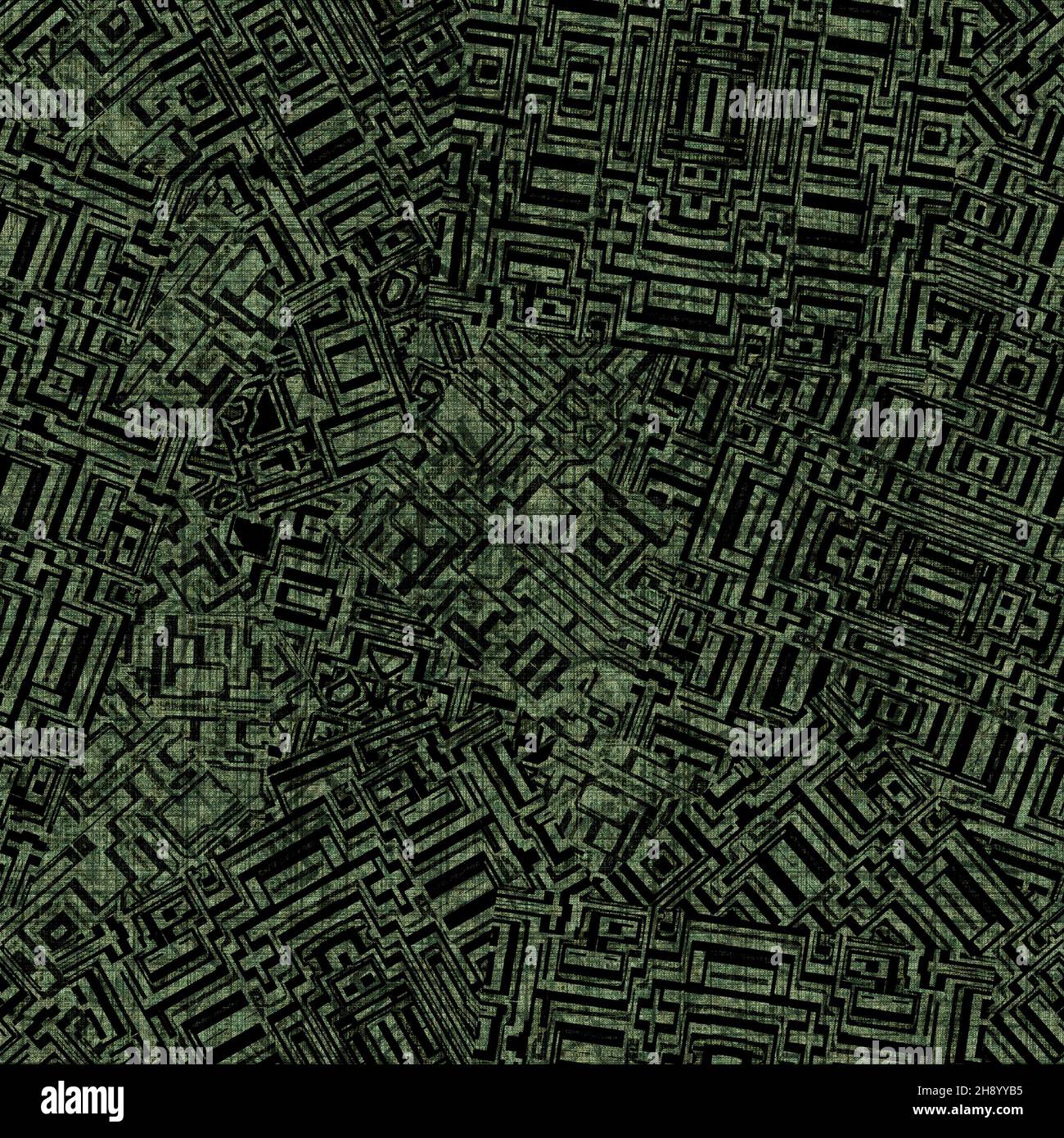 Grunge forest green random geometric distressed seamless texture ...